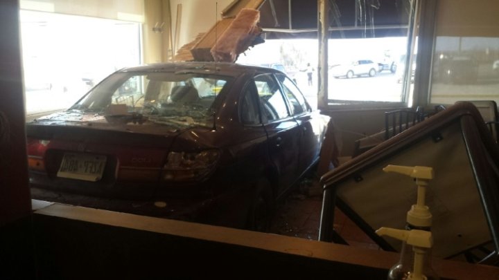 Car crashes into Kenora, Ont., restaurant, 4 sent to hospital ...