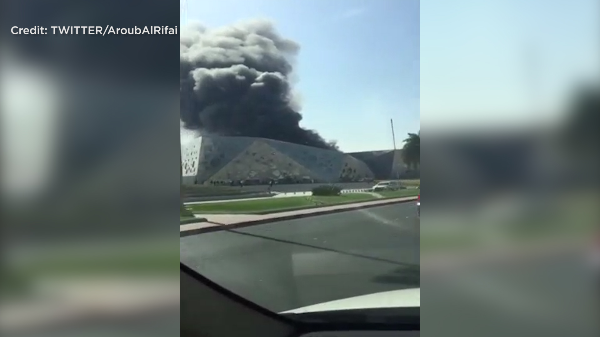 Massive fire rages through newly built Kuwait opera house - National ...