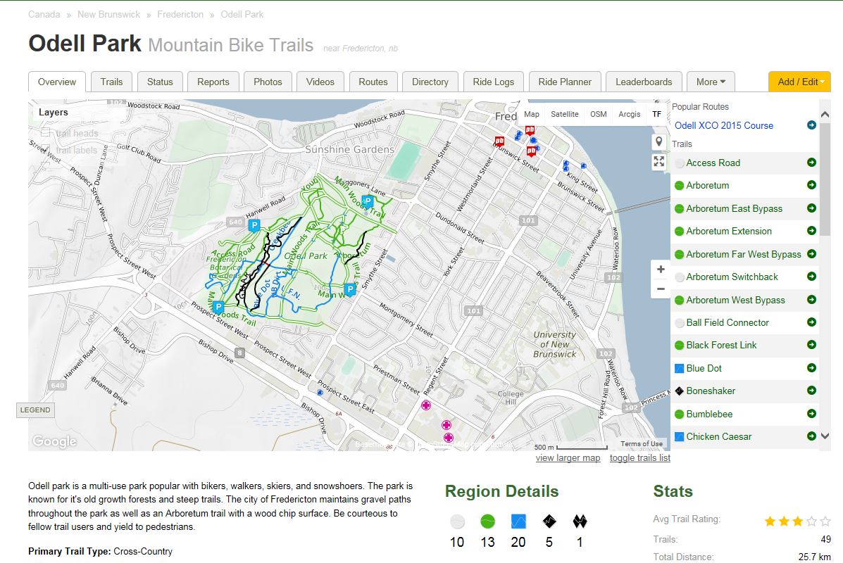Fredericton councillor hoping to curb unauthorized bike trails at Odell ...