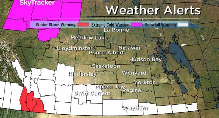 Snowfall warning ended in southern Saskatchewan | Globalnews.ca