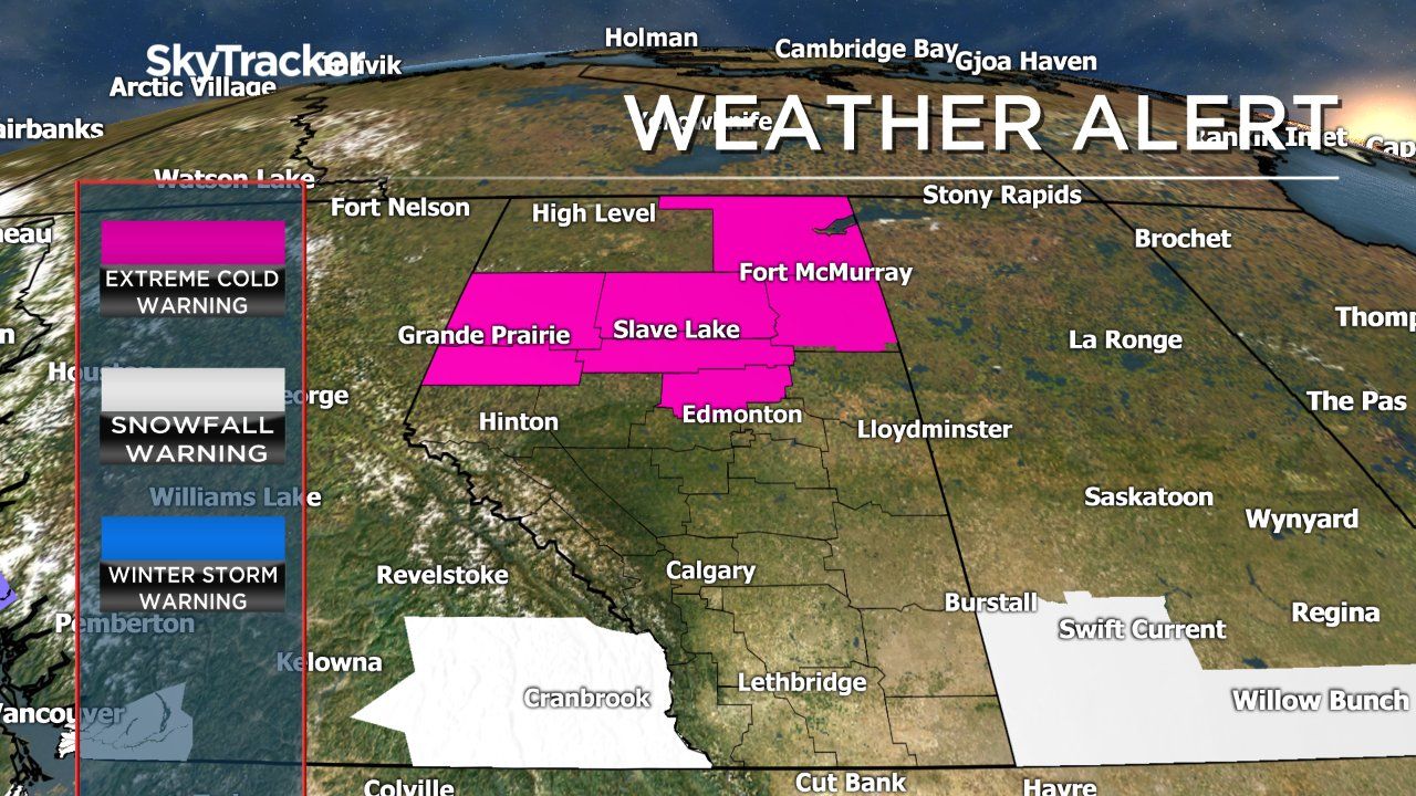Extreme cold warnings dropped across Alberta | Globalnews.ca