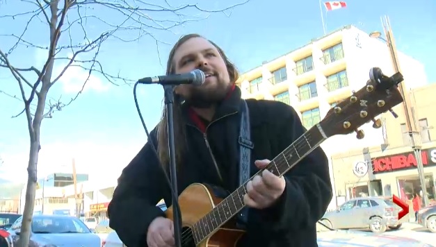 Busker busted and fined $500 | Globalnews.ca