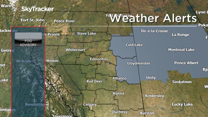 Fog advisory issued for parts of Alberta hours after previous advisory ...