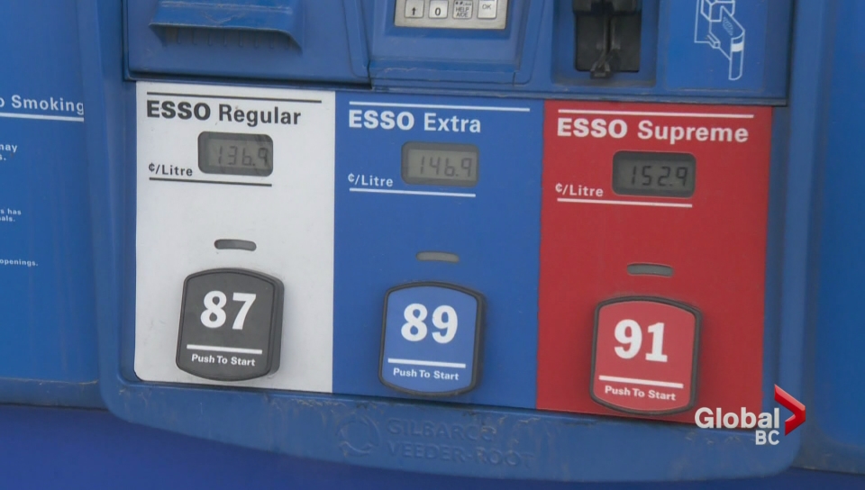 Gas prices on the rise in Metro Vancouver - BC | Globalnews.ca