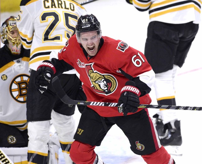 Sens avoid arbitration with Stone, sign winger to a one year deal worth ...