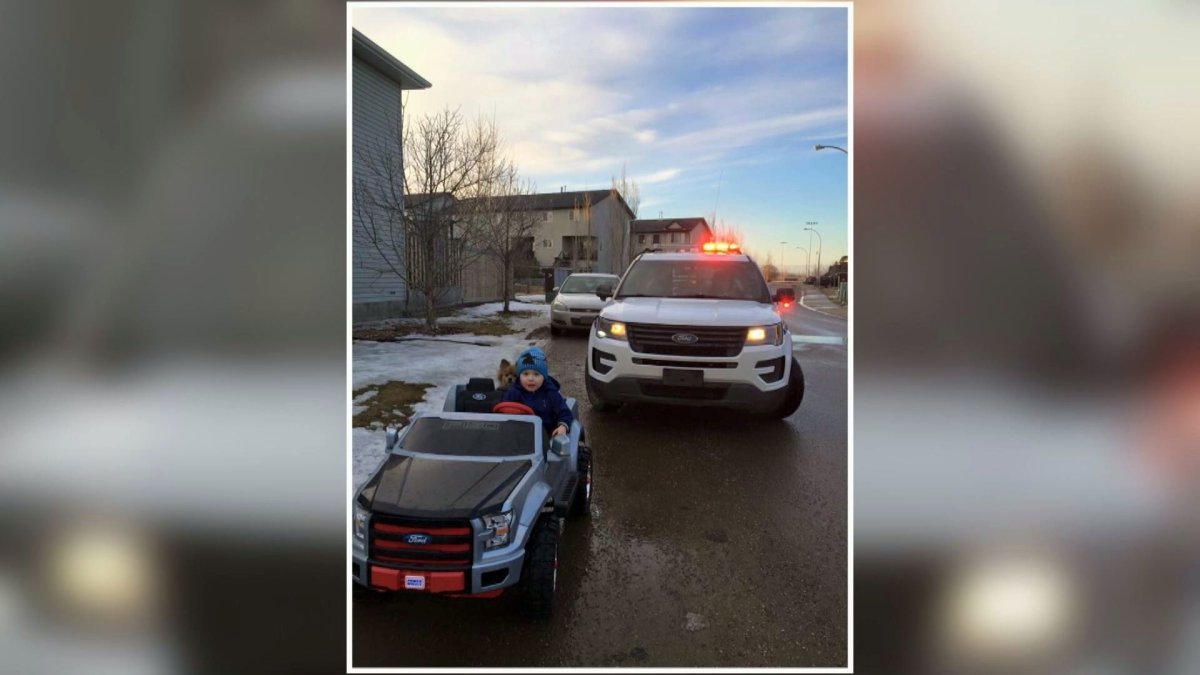 3-year-old Fort McMurray boy gets speeding ticket in miniature F-150 ...