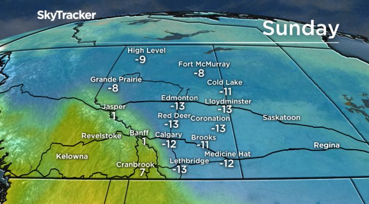 Parts of Alberta to see 20 degree temperature change in 24 hours ...