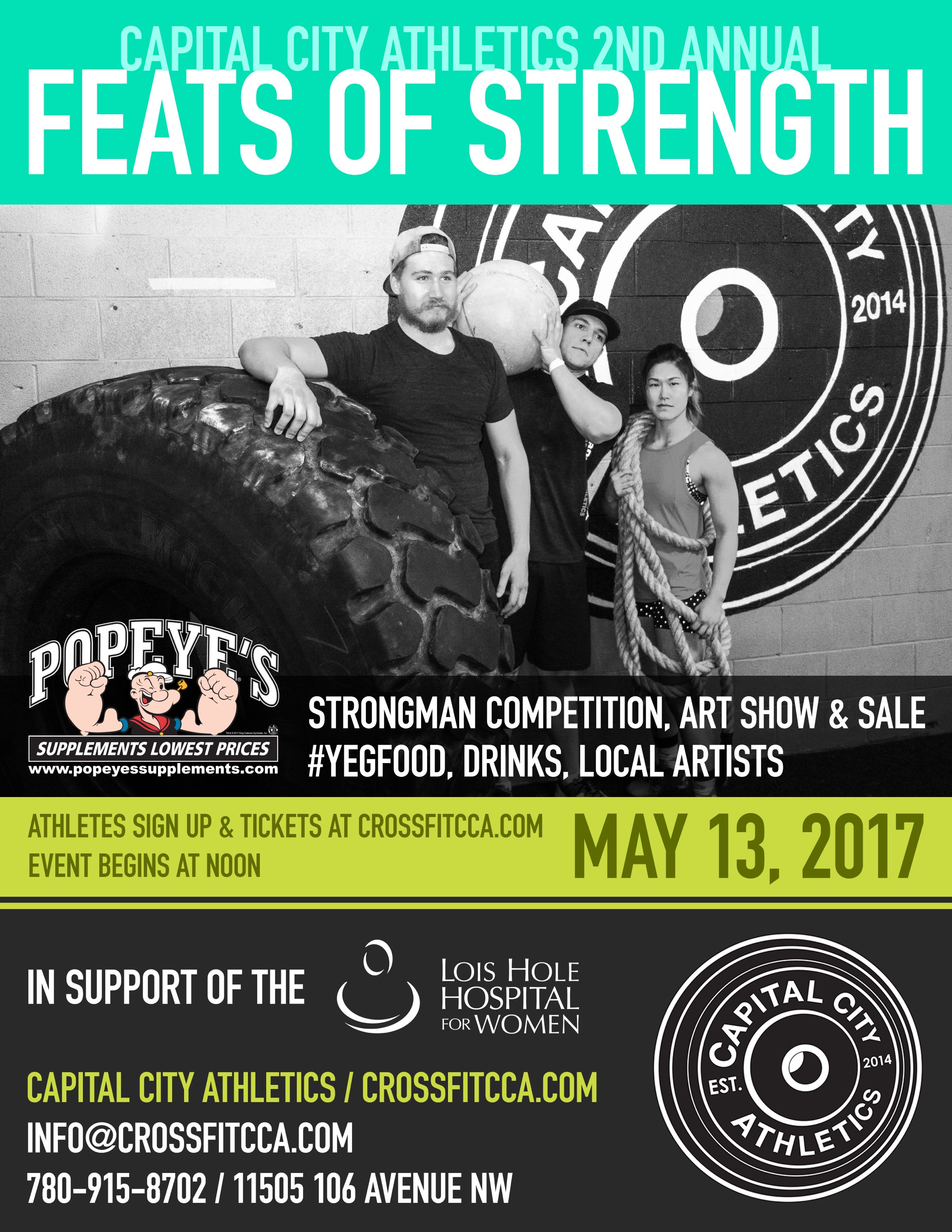 Feats of Strength – StrongMan/Woman Competition & Pop-Up Art Show ...