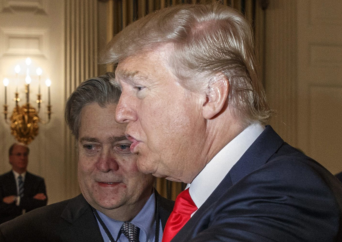 Donald Trump’s lukewarm support of Steve Bannon puts strategist on ...