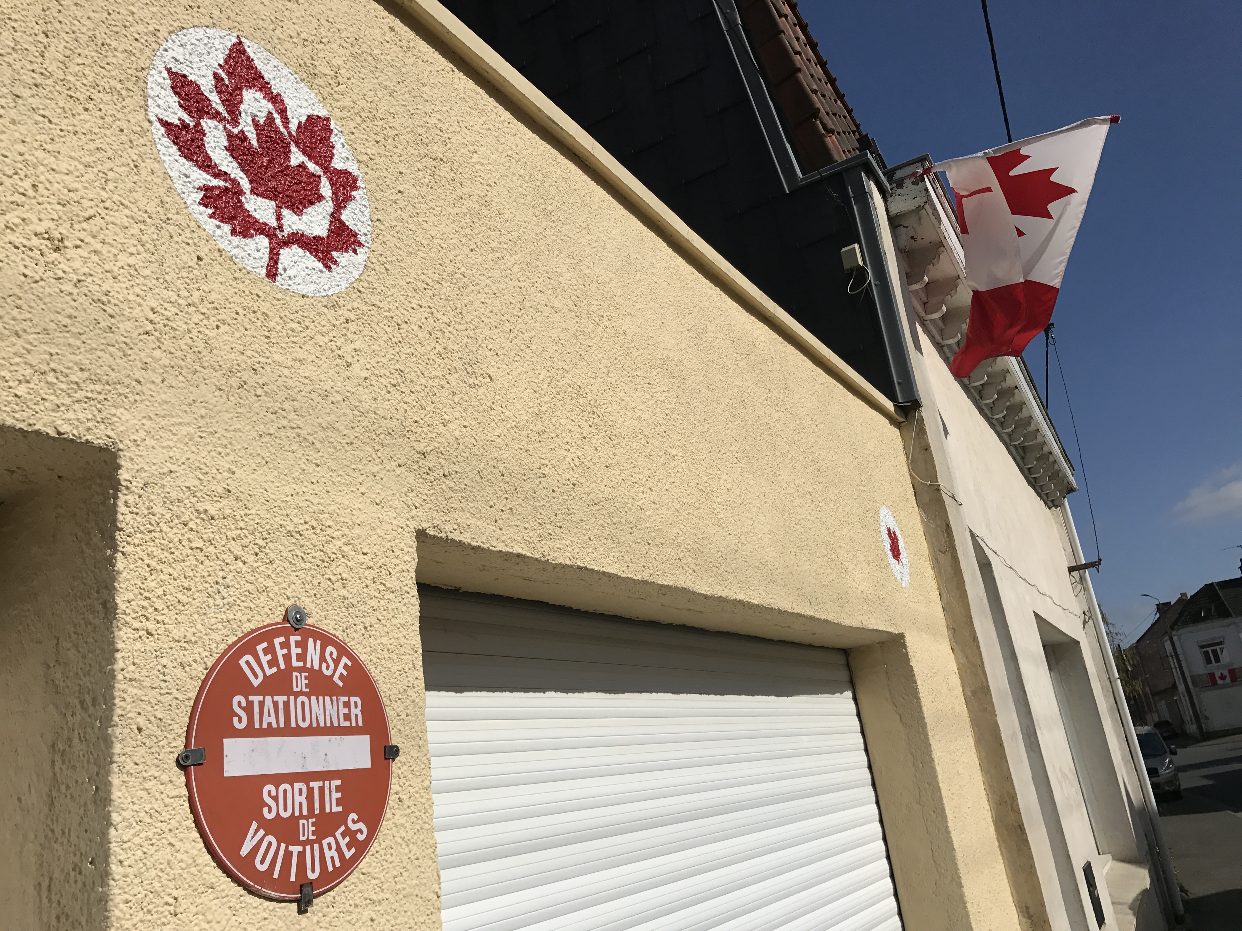French town plastered with over 500 Canadian flags for Vimy Ridge ...
