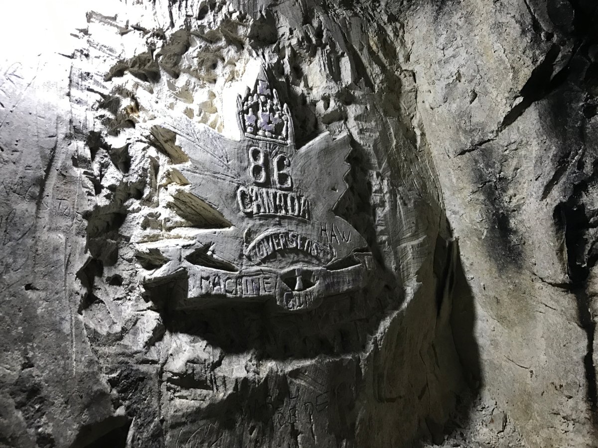 Canadian soldiers’ secrets hidden in ancient cave near Vimy Ridge ...