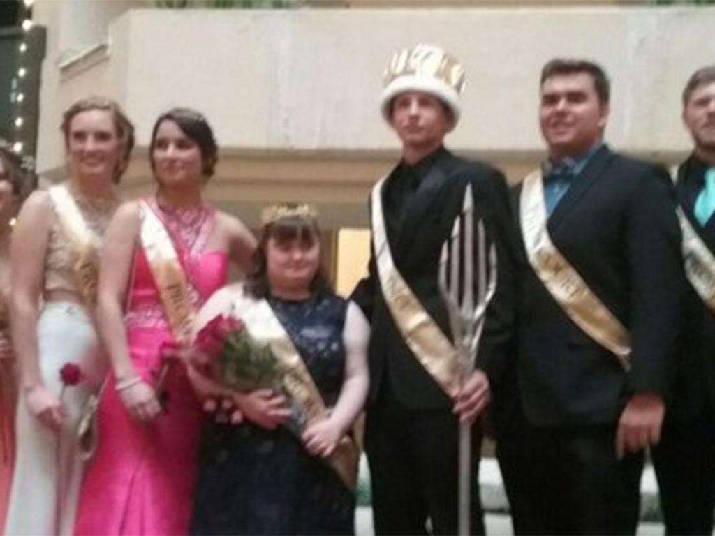 Prom queen gives crown to fellow nominee with Down syndrome - National ...