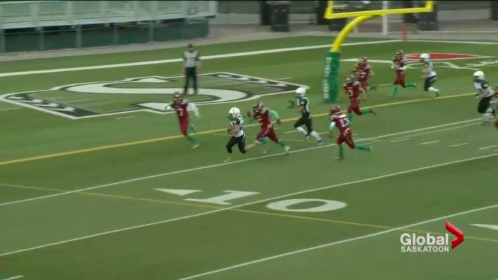 Regina Riot fall to Saskatoon Valkyries 20-17 | Globalnews.ca