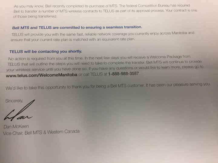Telus begins transitioning 100,000 customers from Bell MTS in Manitoba ...
