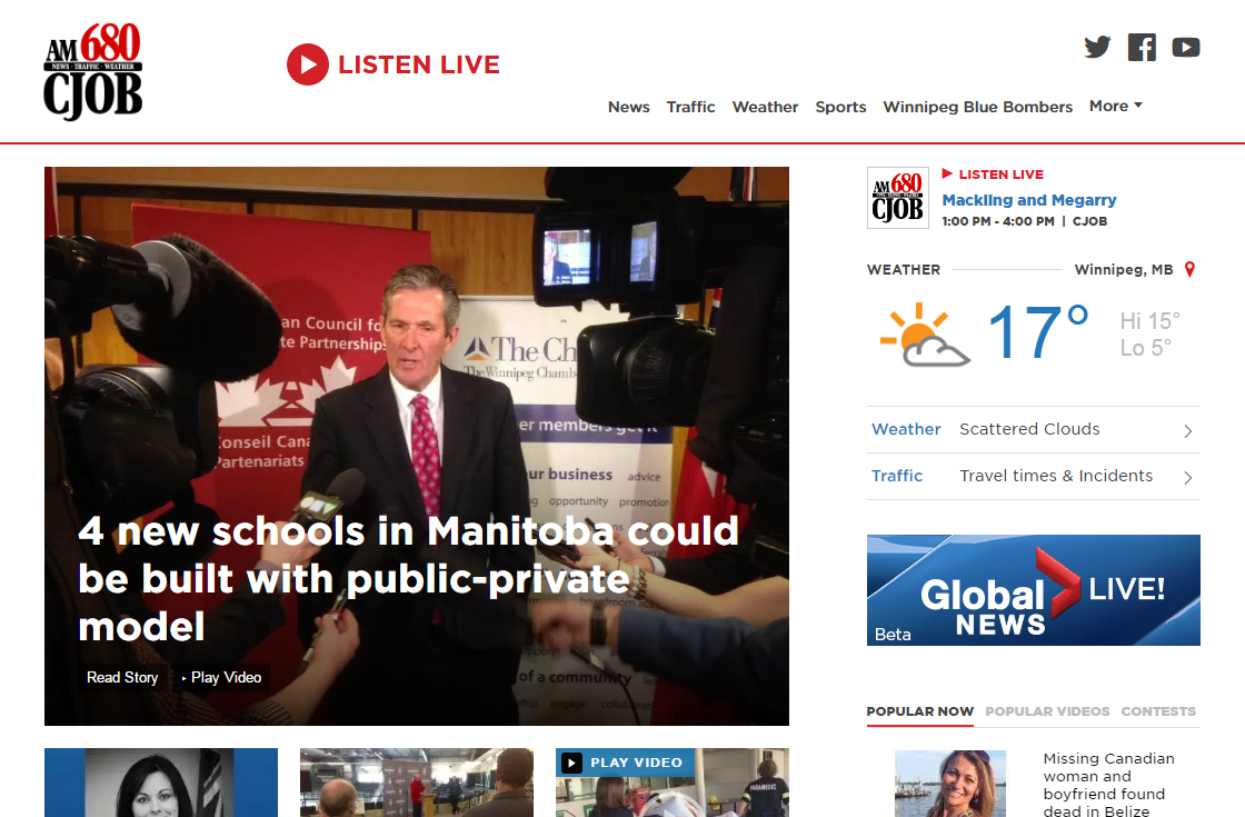 Welcome to the new CJOB.com | Globalnews.ca