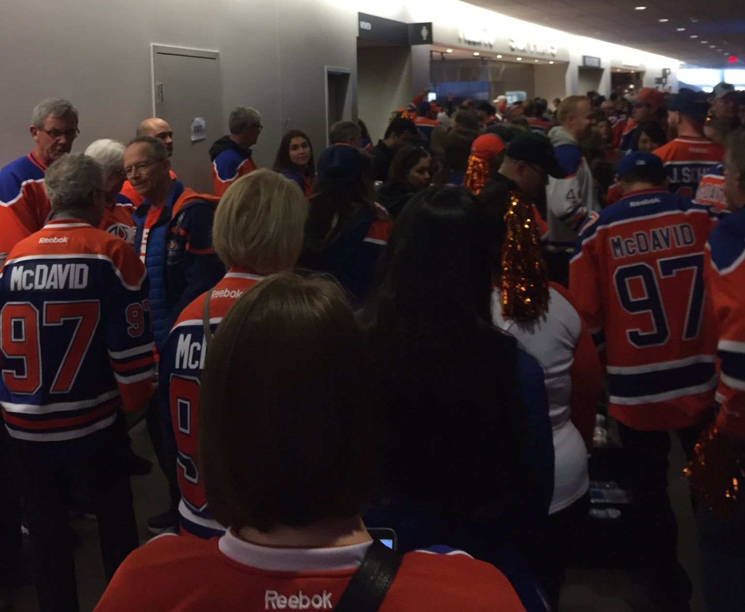 Female Oilers fans upset after women’s washrooms are swapped to ...