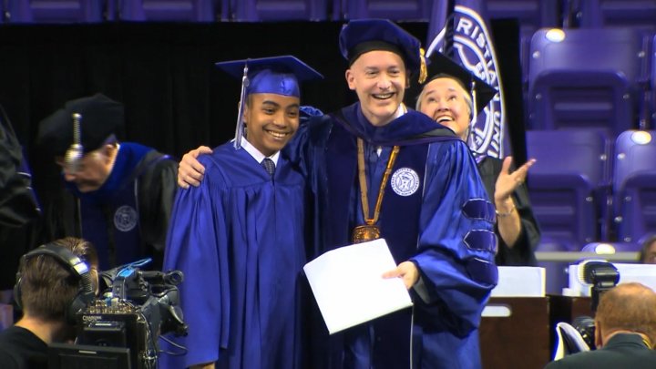 Genius brothers, 11 and 14, graduate from high school, university ...
