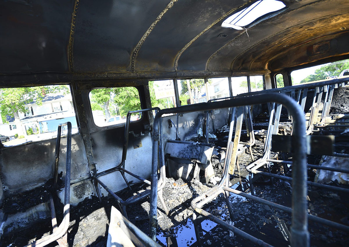 56 students escape South Carolina school bus blaze unhurt - National ...