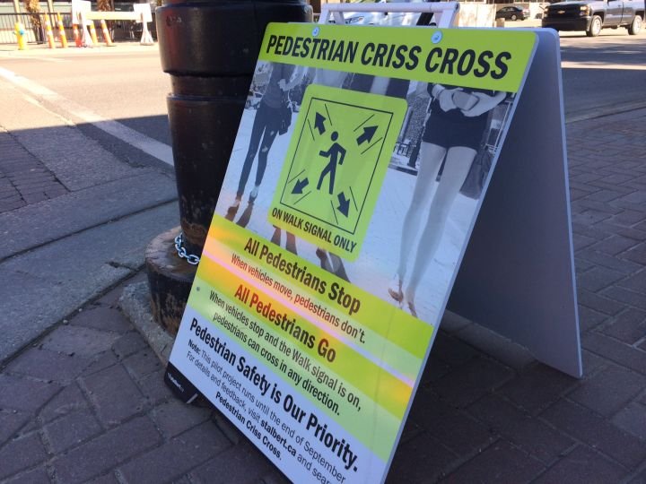 St. Albert scramble crossing opens to mixed reviews - Edmonton ...