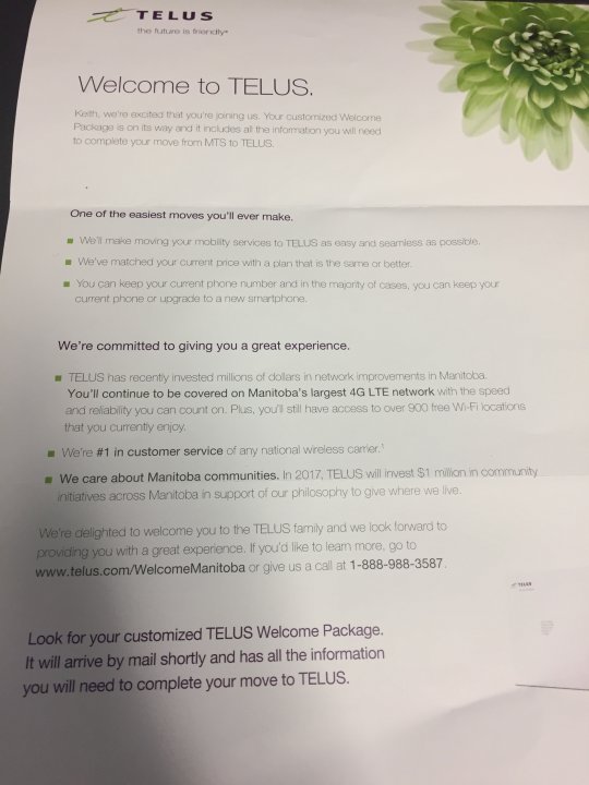 Telus begins transitioning 100,000 customers from Bell MTS in Manitoba ...