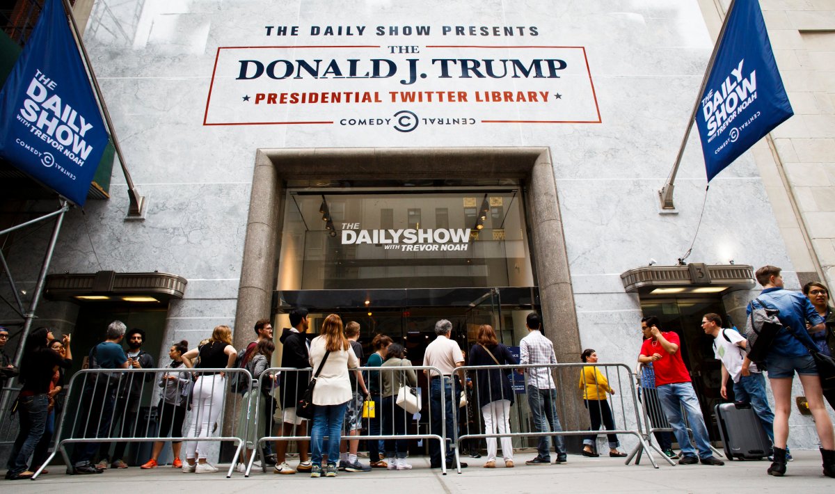 ‘Daily Show’ gives Donald Trump a ‘Twitter library’ for his birthday ...