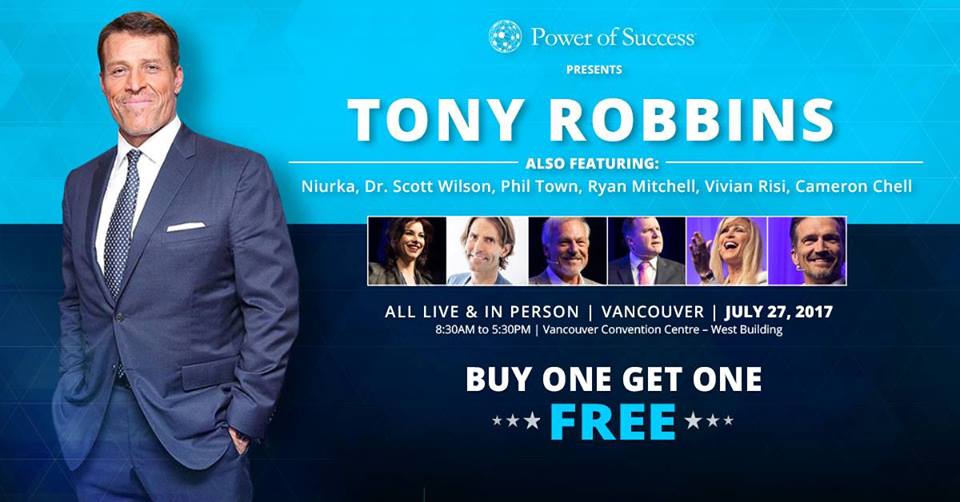 Tony Robbins LIVE in Vancouver!!! - GlobalNews Events