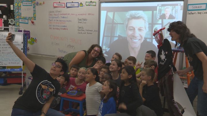 Jon Bon Jovi makes virtual visit to Alberta elementary school ...