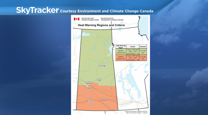 Heat warning issued in parts of Saskatchewan - Saskatoon | Globalnews.ca