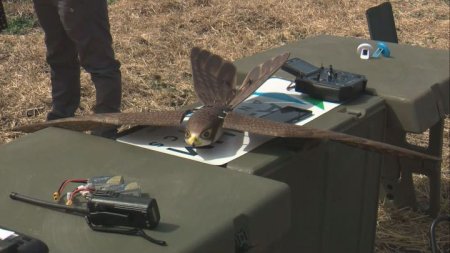 Robotic falcon takes flight at Edmonton International Airport ...