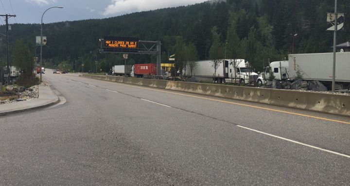 Highway 1 reopened following fatal crash near Golden, water causing ...