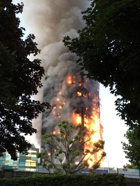 Photos and video of the deadly London high-rise fire - National ...