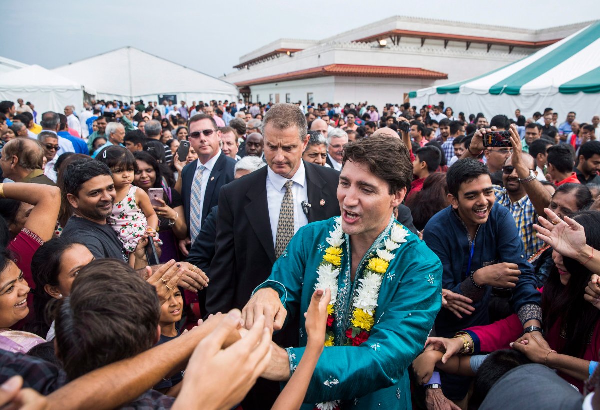 In Photos: Justin Trudeau celebrates 10th anniversary of Toronto Hindu ...