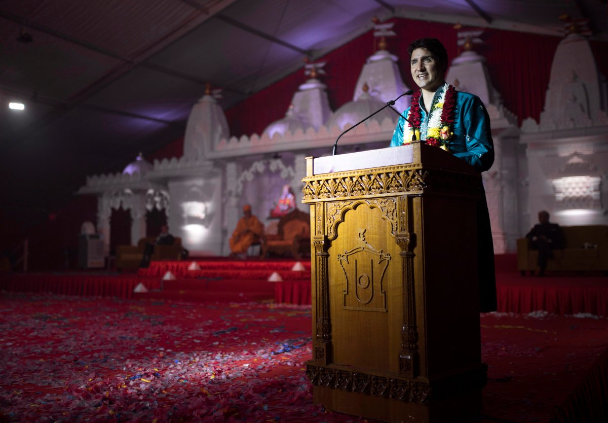 In Photos: Justin Trudeau celebrates 10th anniversary of Toronto Hindu ...