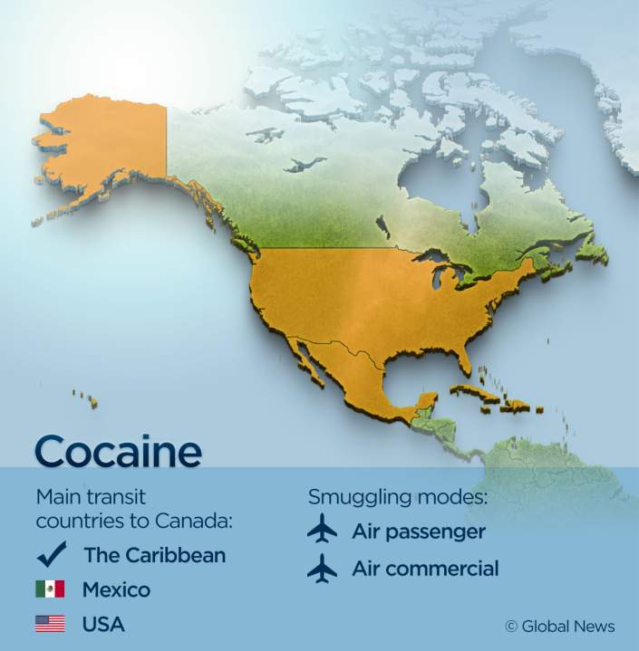 These 9 maps show where Canada’s illegal drugs are coming from ...