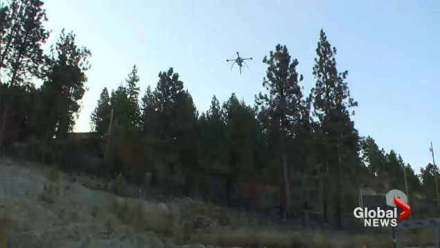 Lake Country Fire Department launches drone to search for fire hot ...