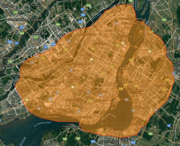 B.C. wildfire map: if the fires burned Canadian cities, they might look ...