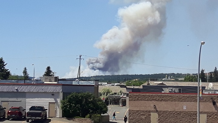 Wildfire burning west of 100 Mile House, B.C. grows to 3,200 hectares ...