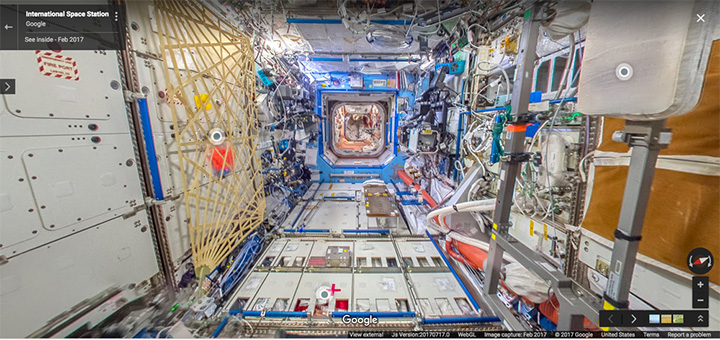 Google Street View lets you tour International Space Station - National ...