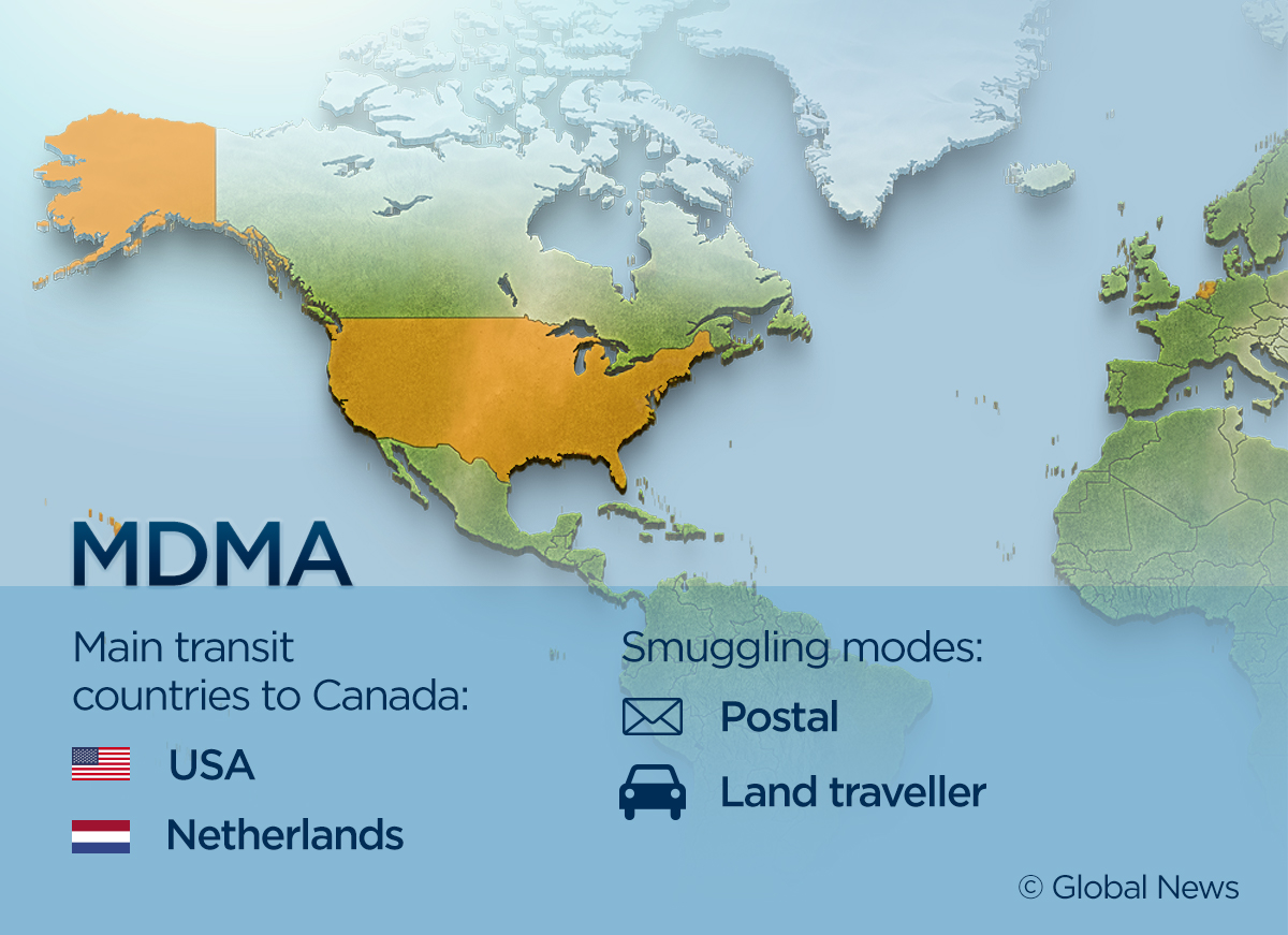 These 9 maps show where Canada’s illegal drugs are coming from ...