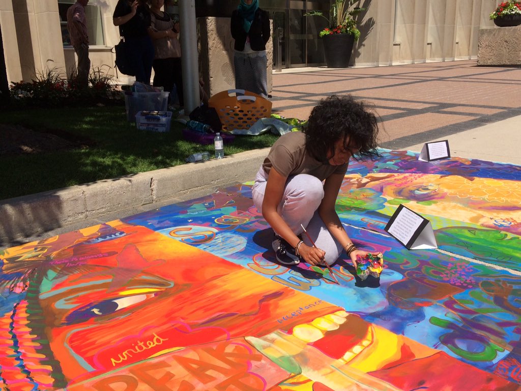 Mobile mural invites Londoners to reflect on diversity, make their mark ...