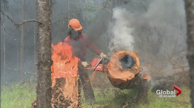 On the front line of the Princeton-area wildfire | Globalnews.ca