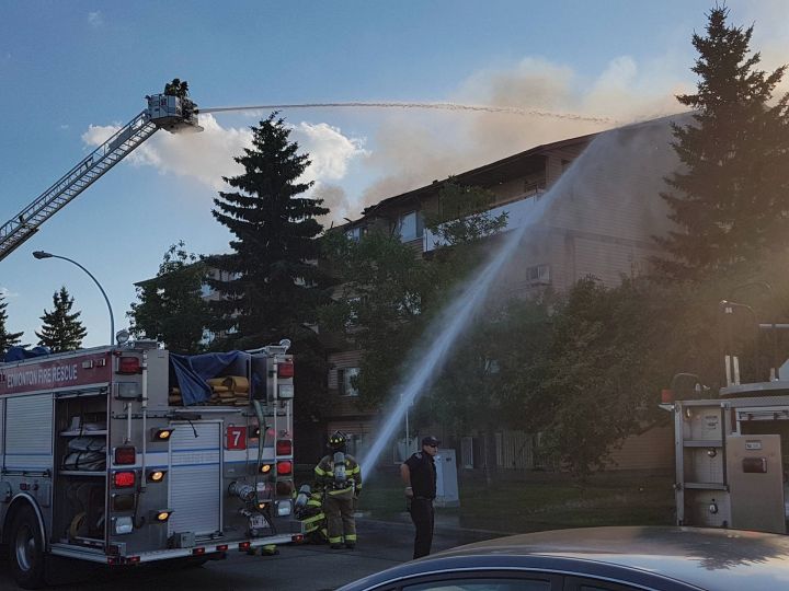 Dozens displaced by northeast Edmonton apartment fire - Edmonton ...