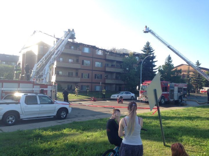 Dozens displaced by northeast Edmonton apartment fire - Edmonton ...