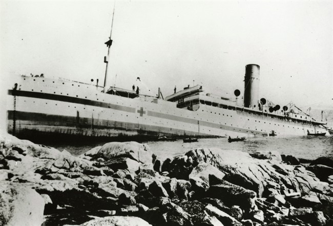 The day 546 soldiers were plucked from a floundering ship off Halifax ...