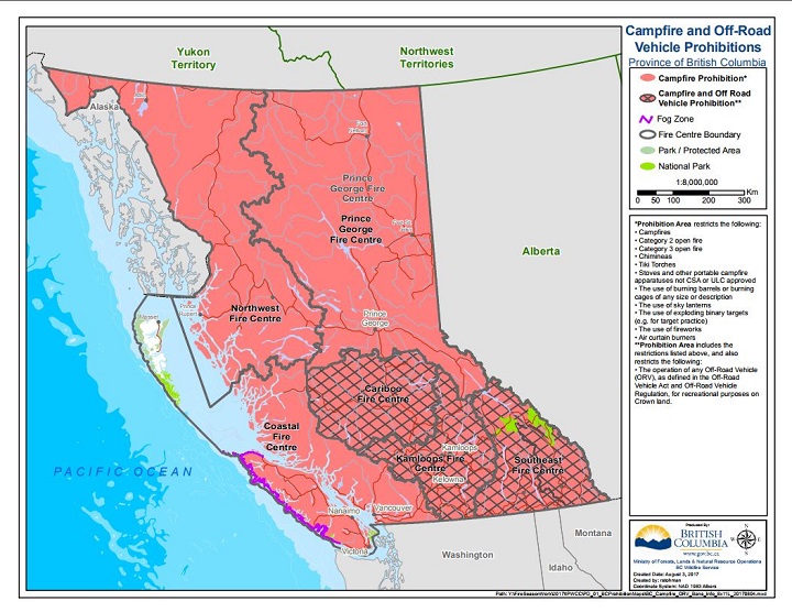 B.C. wildfire status Saturday: Concerns mount as Elephant Hill wildfire ...