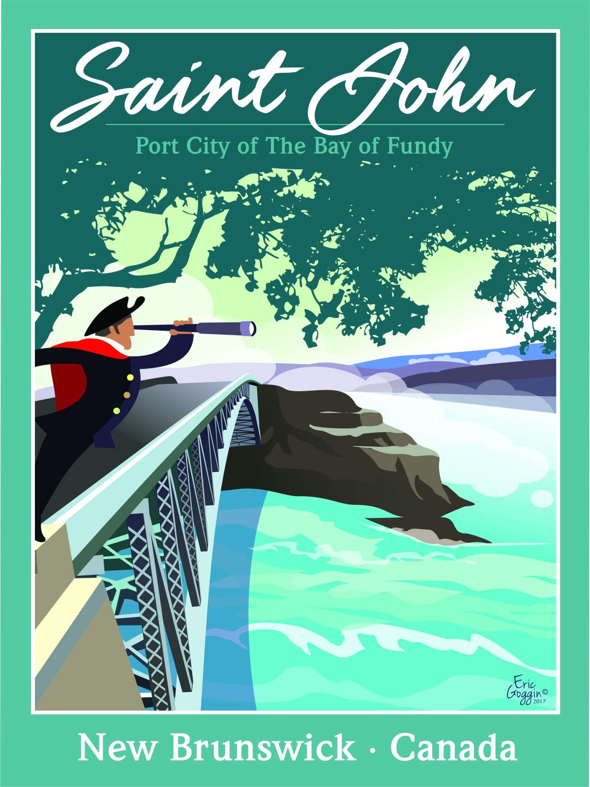 New Brunswick artist turns Canadian locations into vintage travel ...