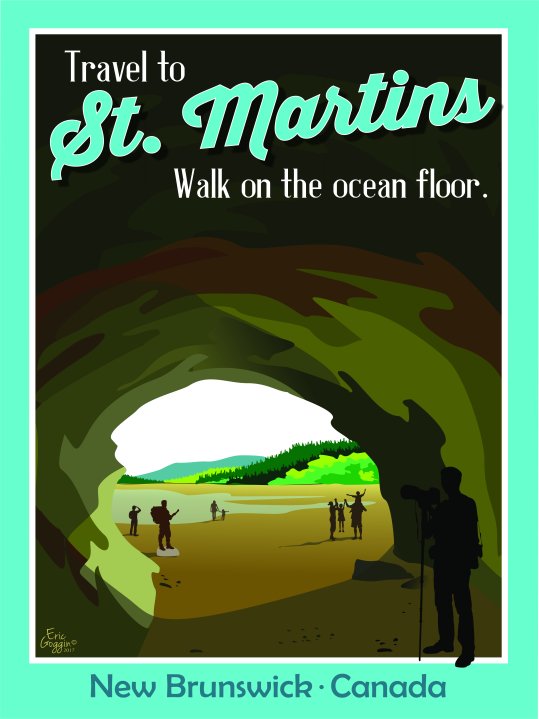 New Brunswick artist turns Canadian locations into vintage travel ...