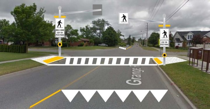 5 new pedestrian crossovers being installed in Guelph this summer ...