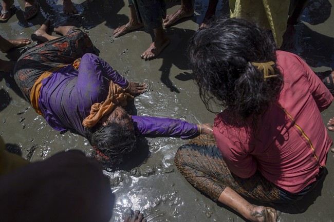 ‘They burned our home’: Rohingya Muslims watch as soldiers destroy ...