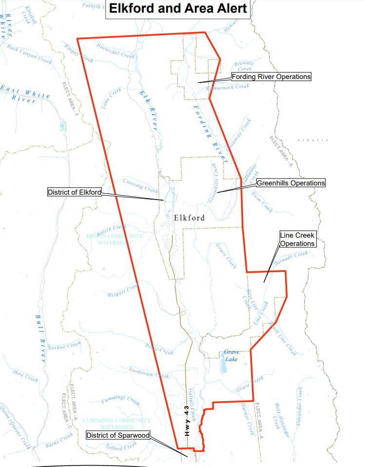Elkford Bc Map With Street Names Download British Columbia Wallpaper